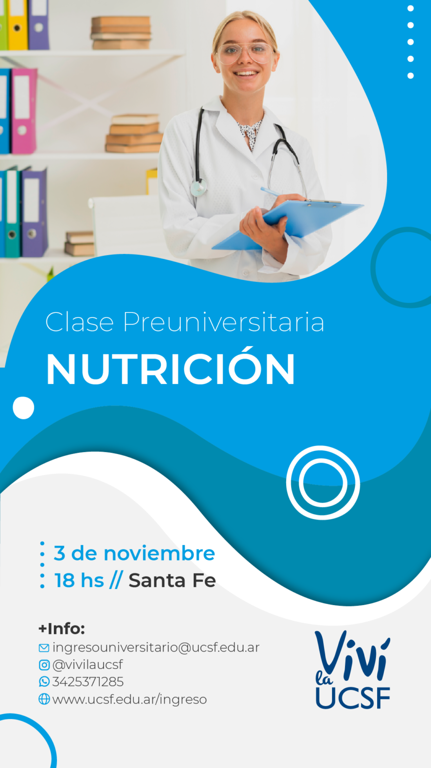 Clase Preuniversitaria de Nutrición en Sede Santa Fe ~ UCSF ...