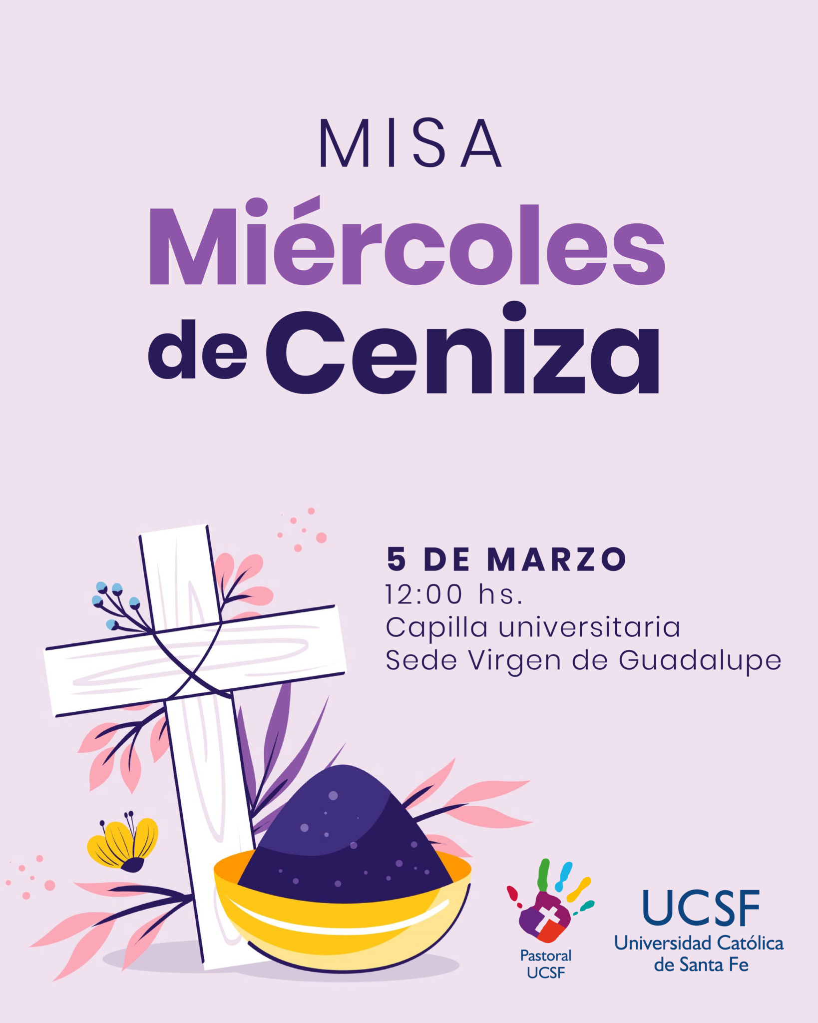 Misa Miércoles de Ceniza ~ UCSF - Universidad Católica de Santa Fe