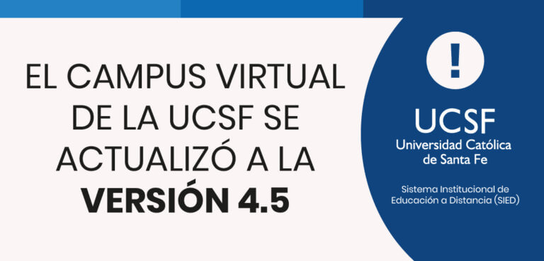 Mejoras y actualizaciones en el campus virtual ~ UCSF - Universidad ...